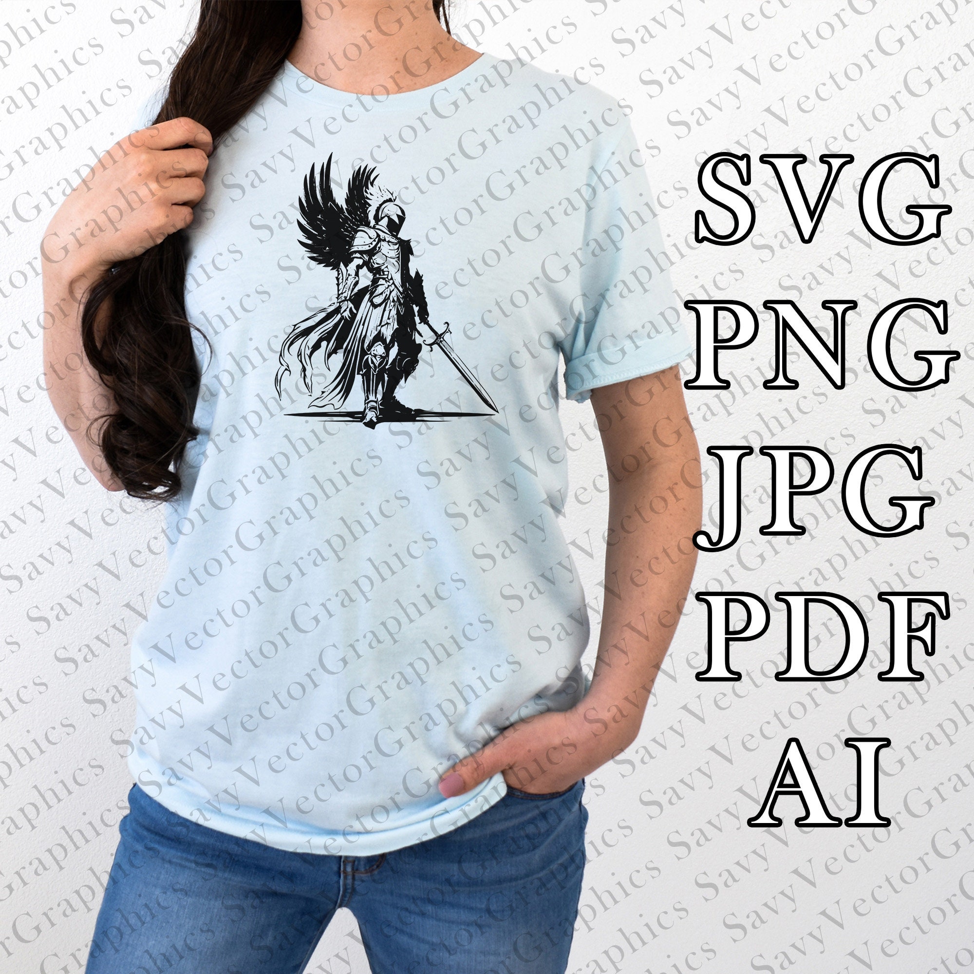 Warrior Angel, Warrior Angel SVG, Angel, Angel SVG, Warrior, Warrior ...