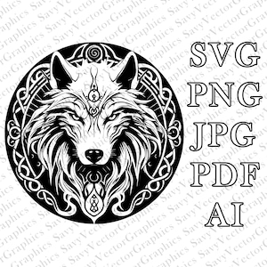 Fenrir, Fenrir SVG, Fenrir Digital File, Fenrir Laser File, Fenrir ...