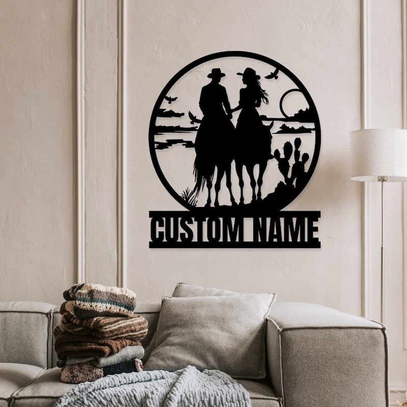 Western Metal Art - Etsy