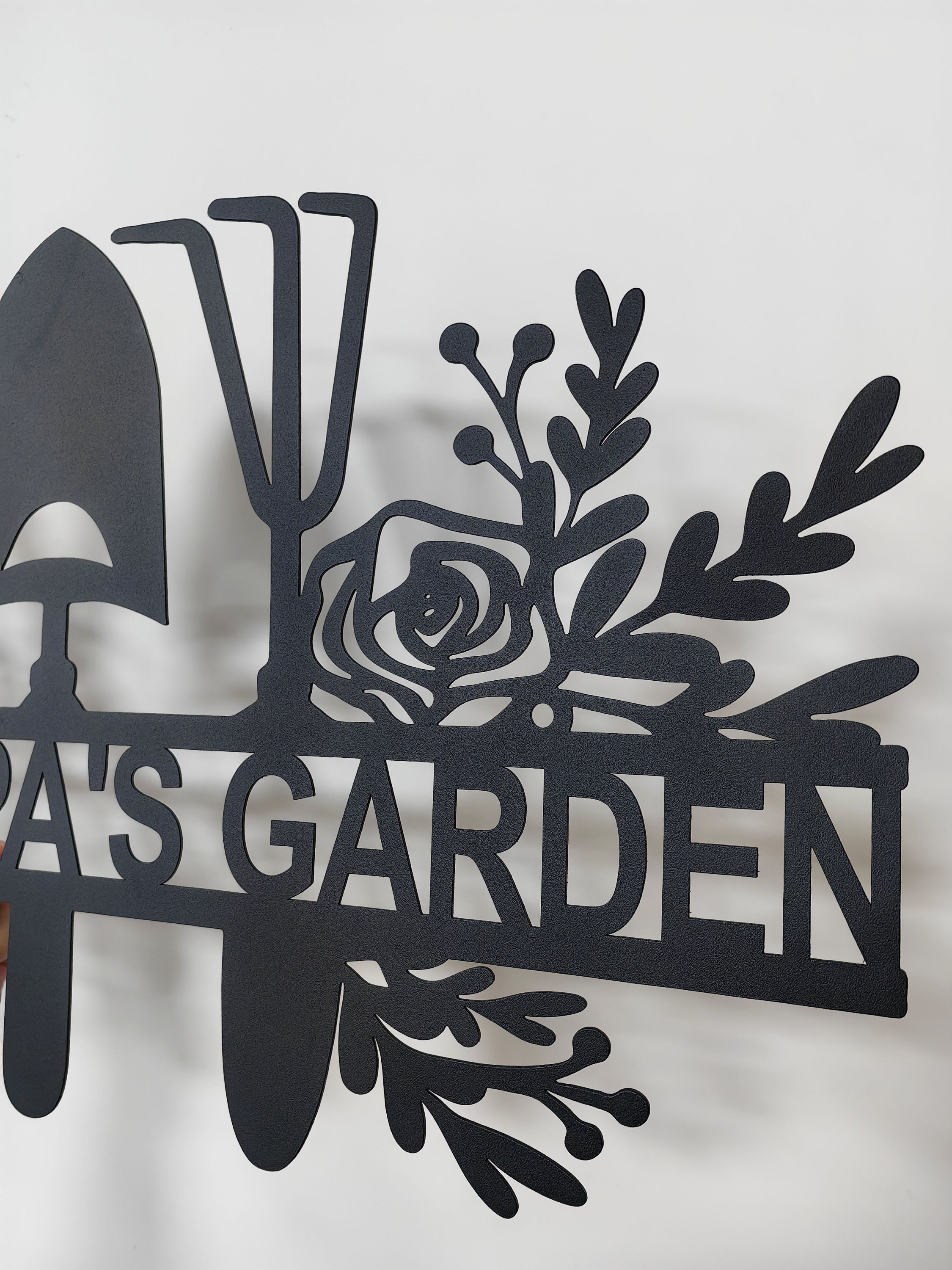 Garden Sign Personalized Garden Wall Art Garden Metal Sign - Etsy Canada