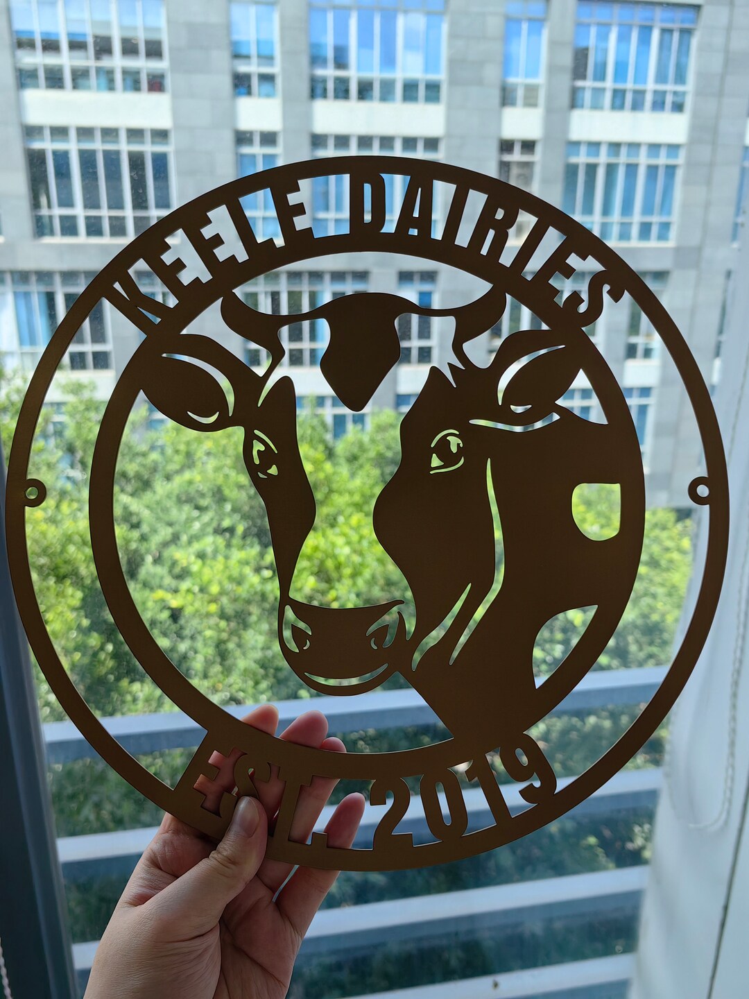 Custom Cow Sign,cow Farm Metal Wall Art,cattle Sign,personalized Cow ...