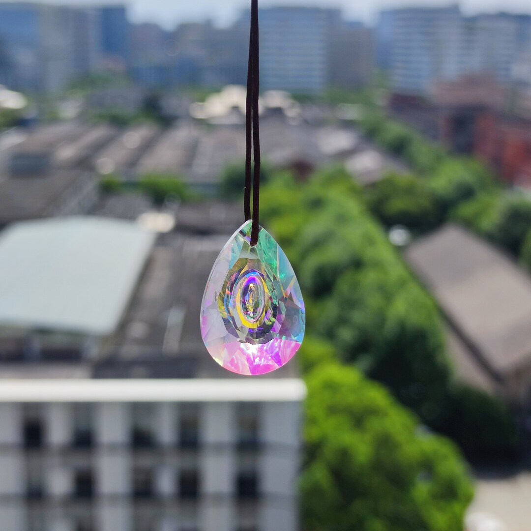 5pcs AB Color Water Drop Dragon Eye Suncatchers Pendant diy - Etsy