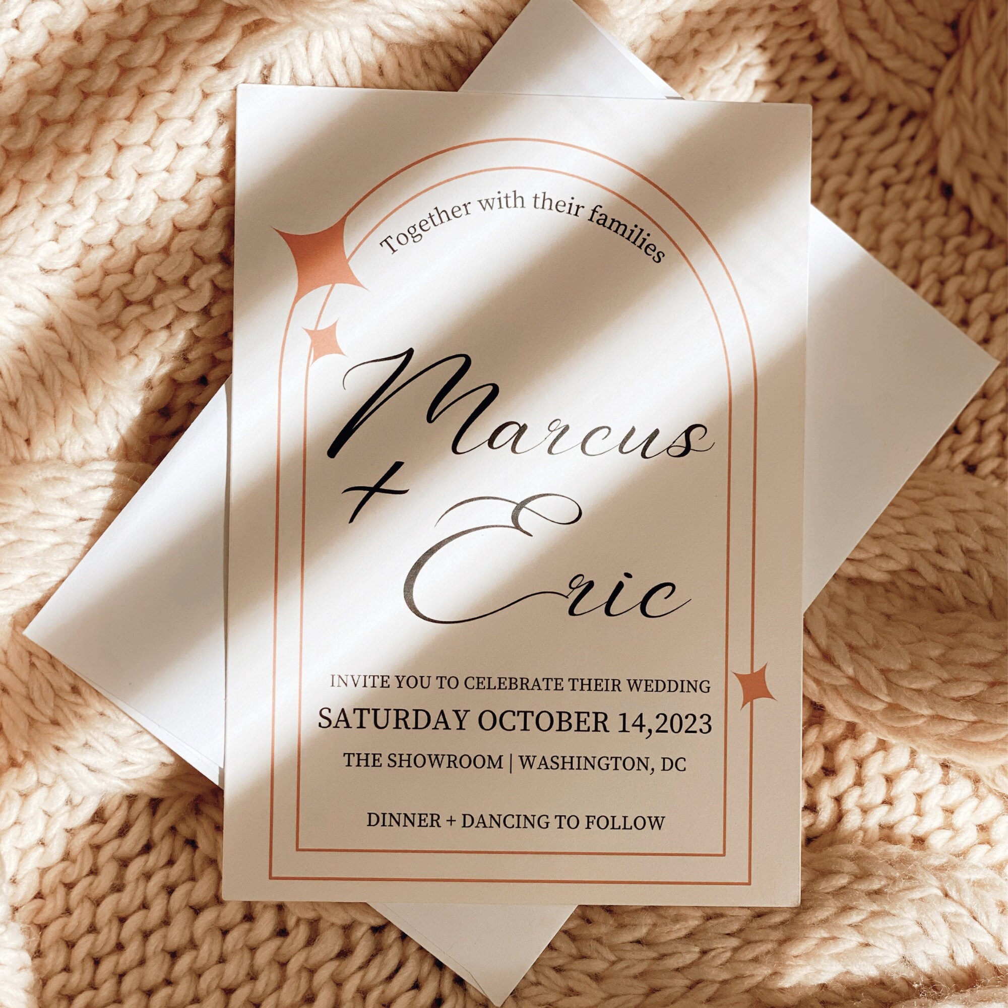 Celestial Wedding Invitation Template Editable Wedding Invitation ...