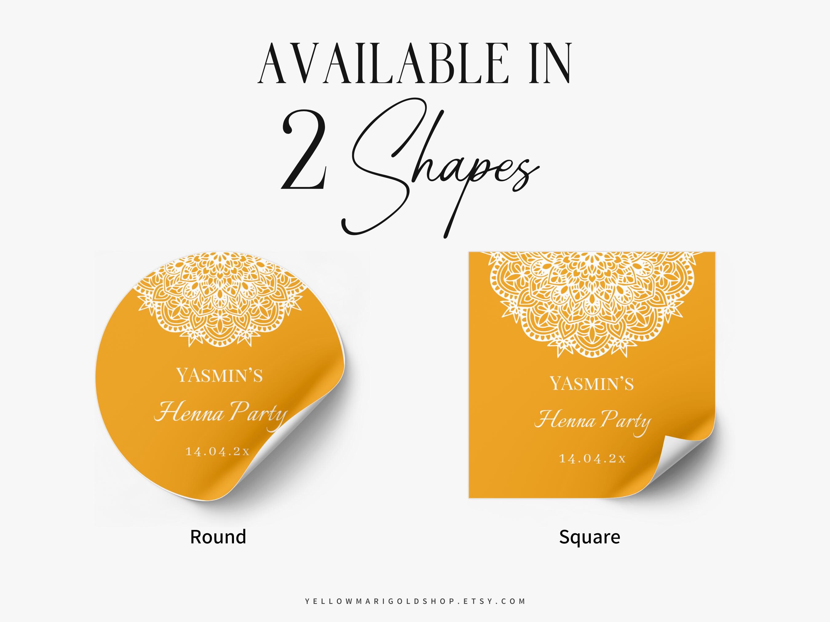 Lace Mandala Round Sticker Template | Editable Template for Mehndi ...