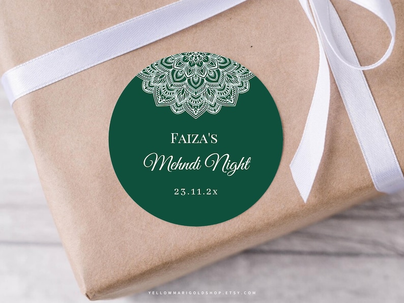 Lace Mandala Round Sticker Template | Mehndi Sticker Template | Round ...