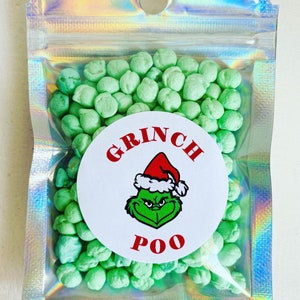 Grinch Poo Sweet Pouches, Grinch Poo, Grinch Sweets, Christmas Eve Box ...