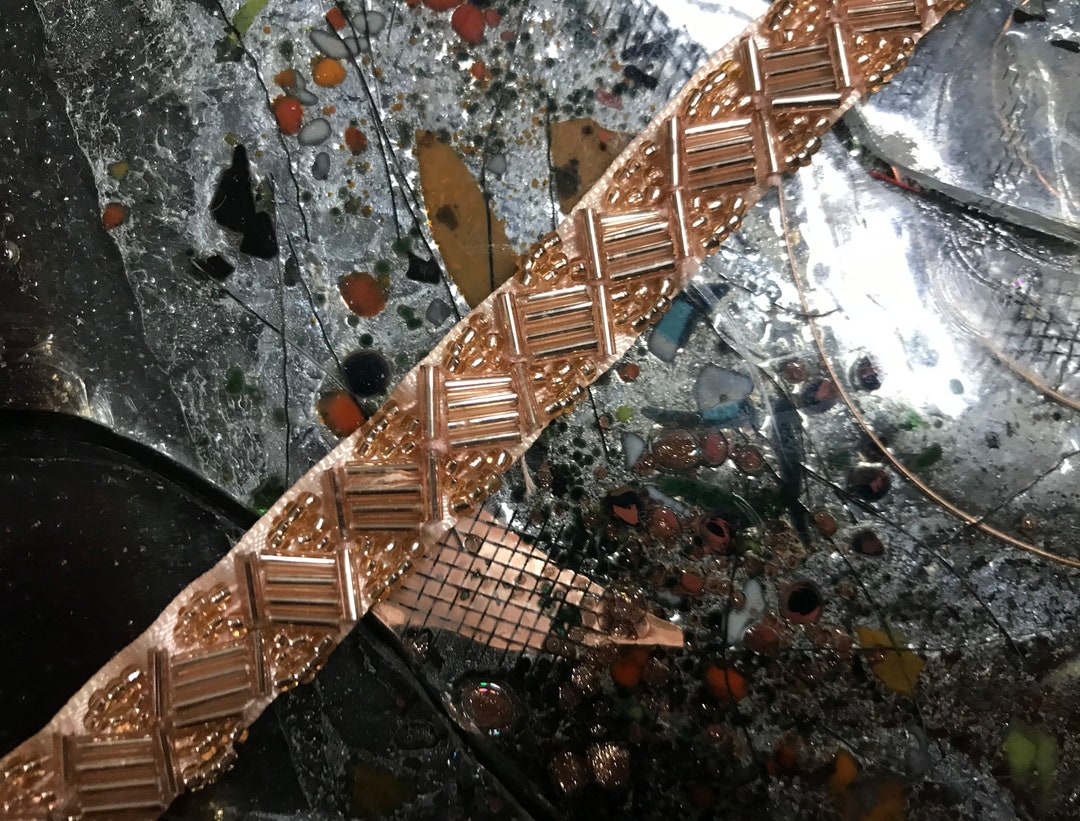 Peach Color Glass Beaded Trim - 1/2" Wide. - Etsy