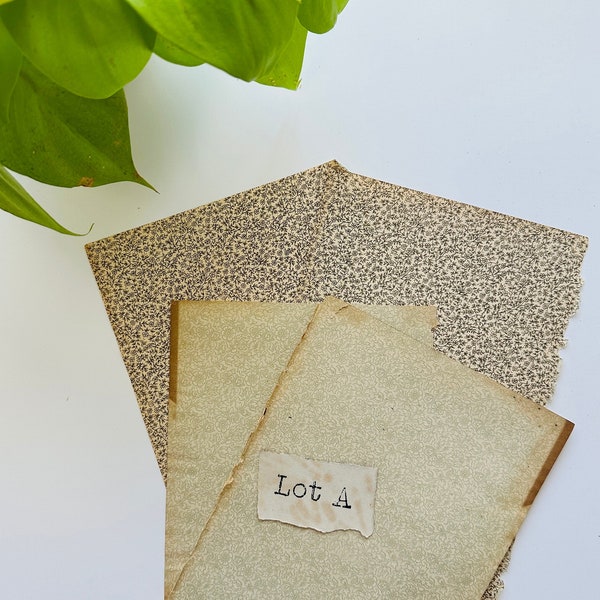 Vintage Floral Paper - Etsy