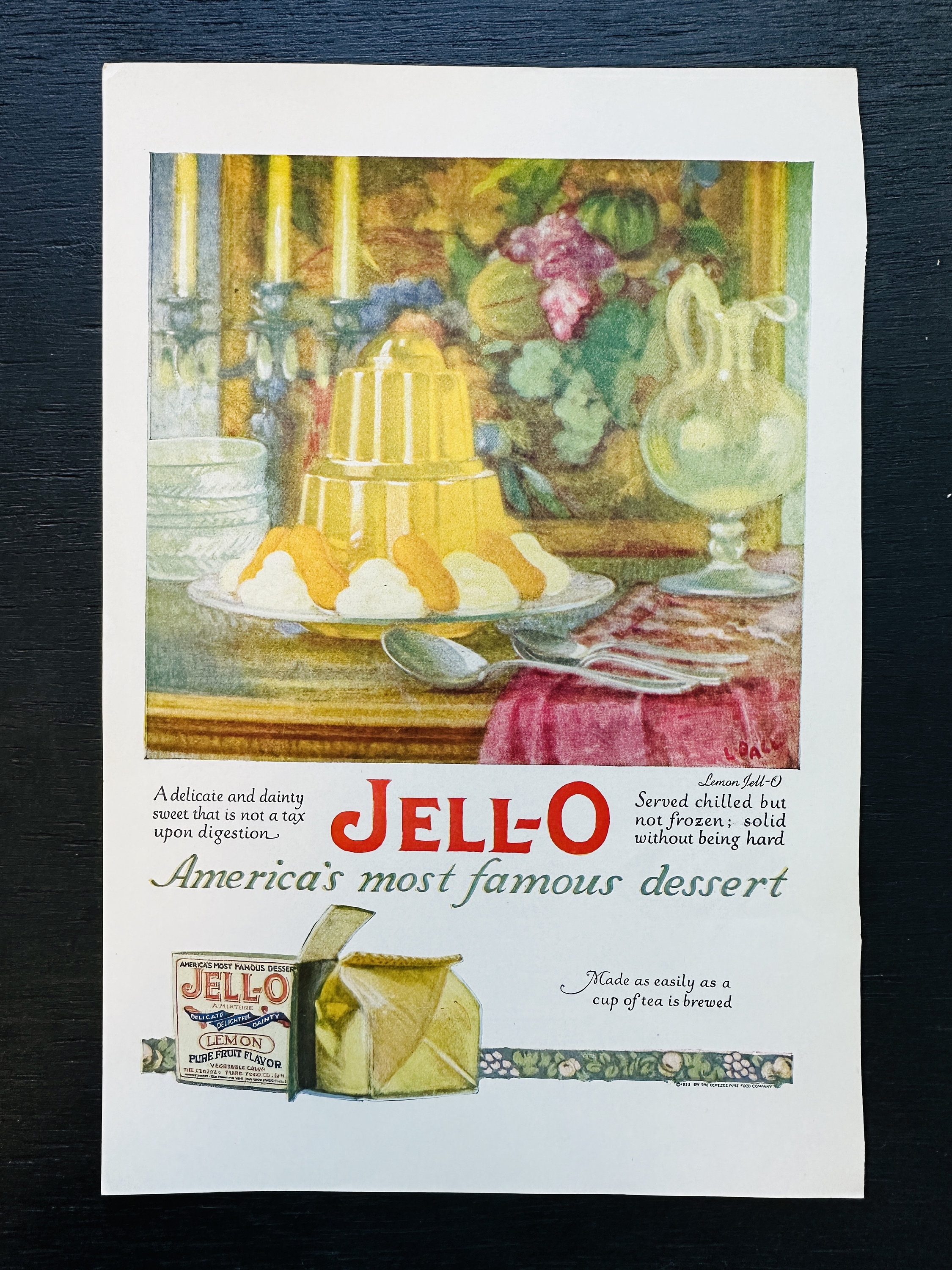 1920's Jell-o Ad - Etsy