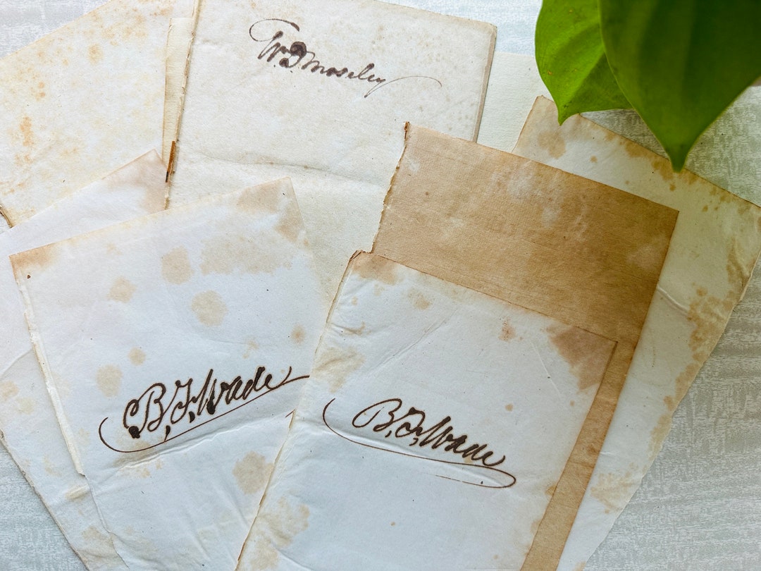 Vintage Paper Set - Etsy