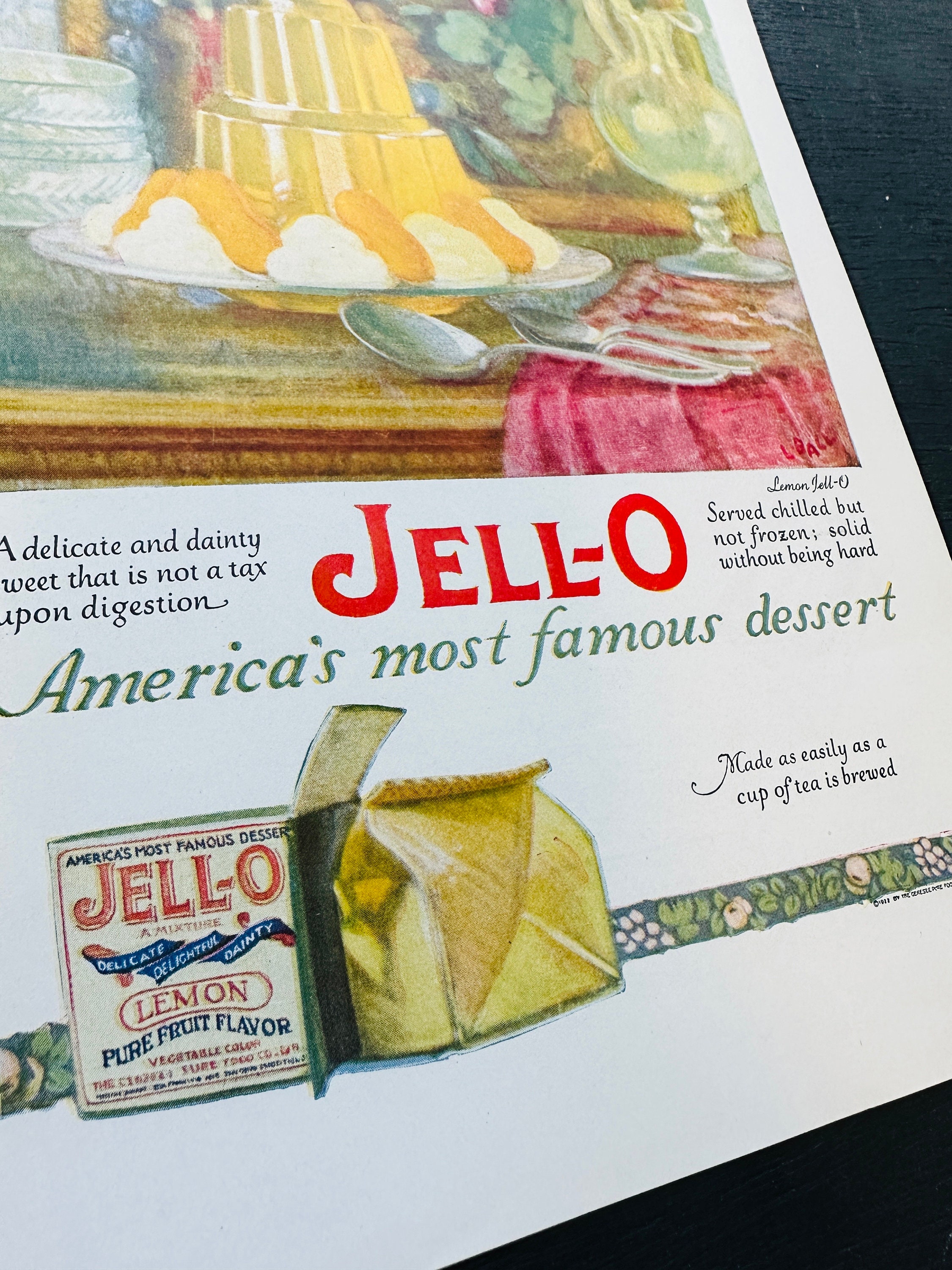 1920's Jell-o Ad - Etsy