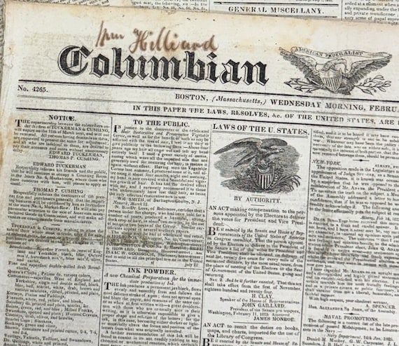 Old Newspaper Articles 1800s