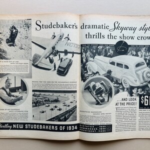 1930s Auto Show Magazine - Etsy