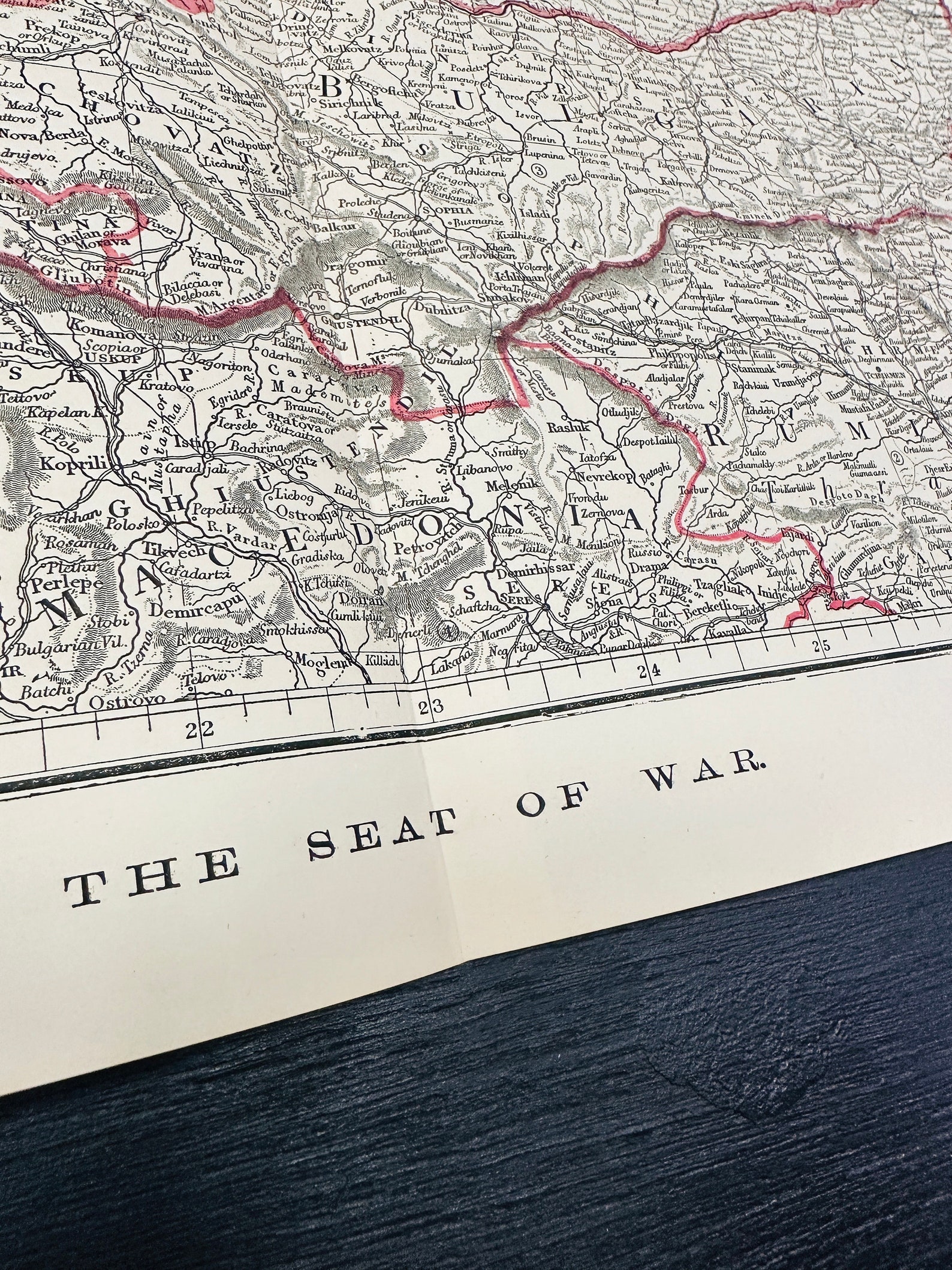 Late 1800's European Map, War Map, 1872 Map - Etsy