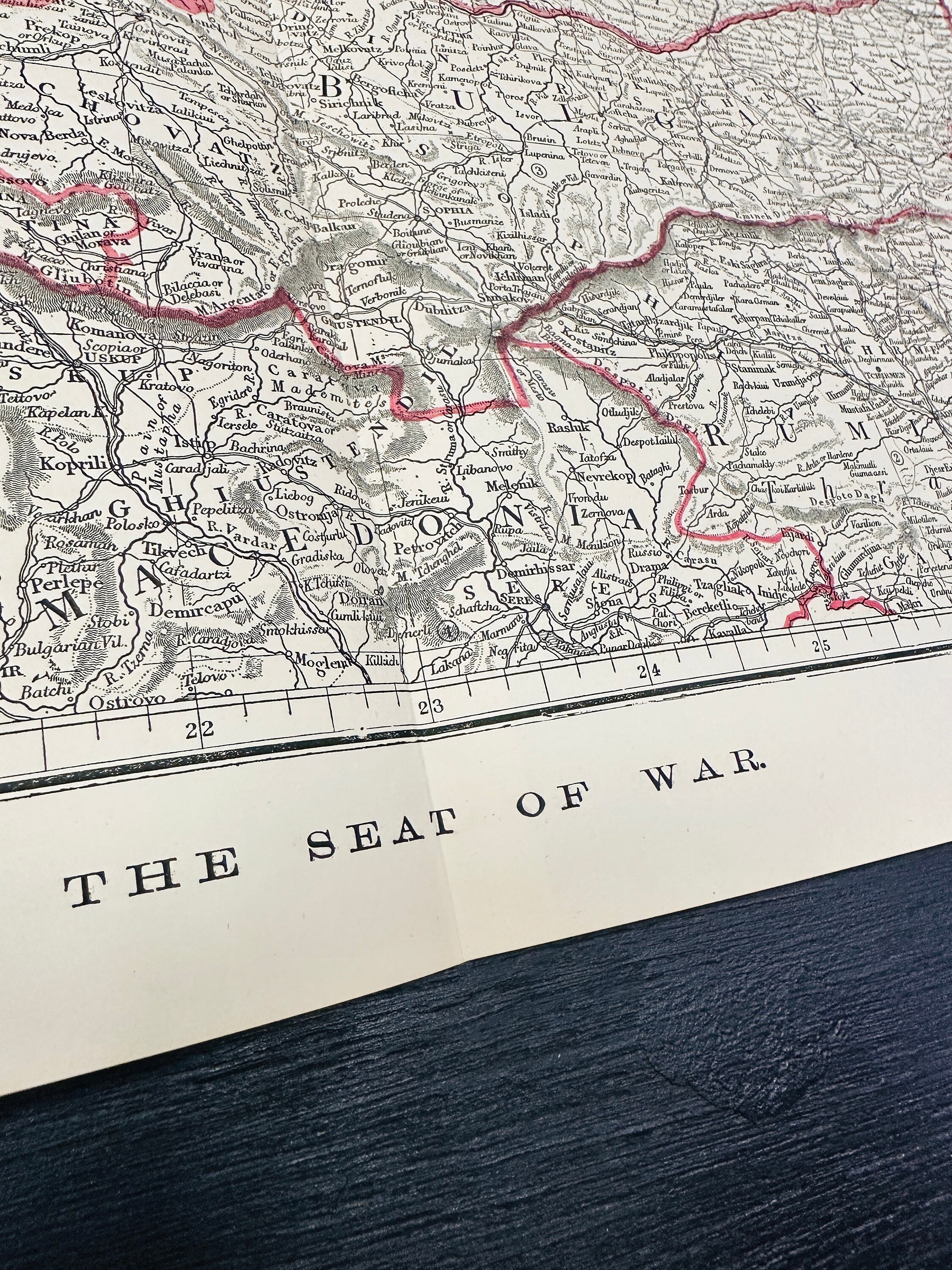 Late 1800's European Map War Map 1872 Map - Etsy Canada