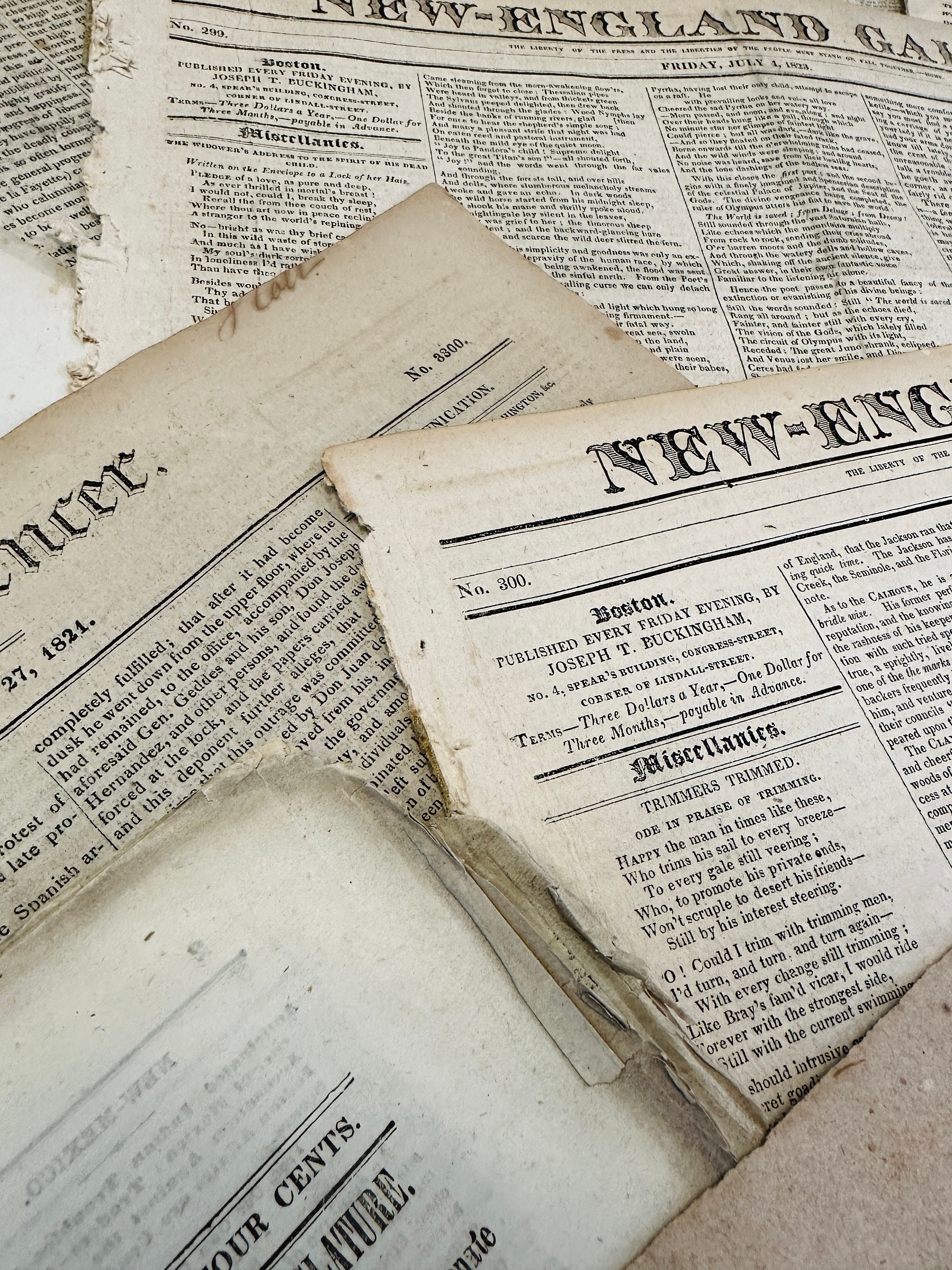 Pre-vintage 1800s Newspaper - Etsy