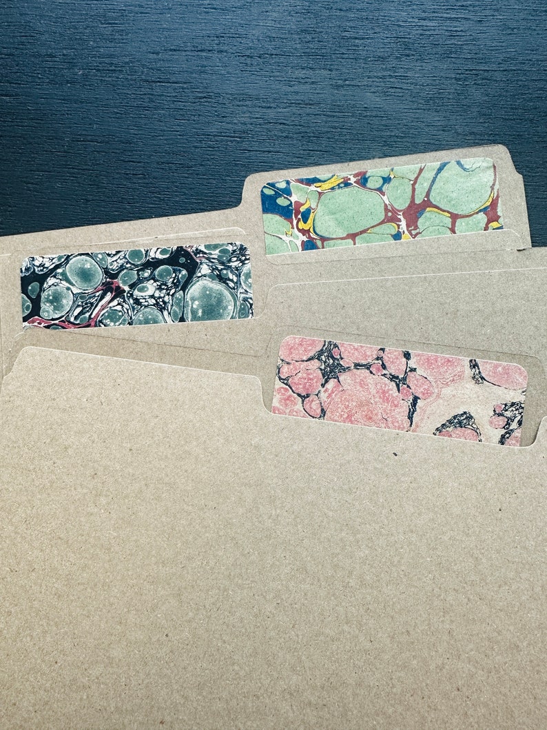 Marbled Paper File Folders, 1800’s Marble Paper, Diy File Folder, Pre ...