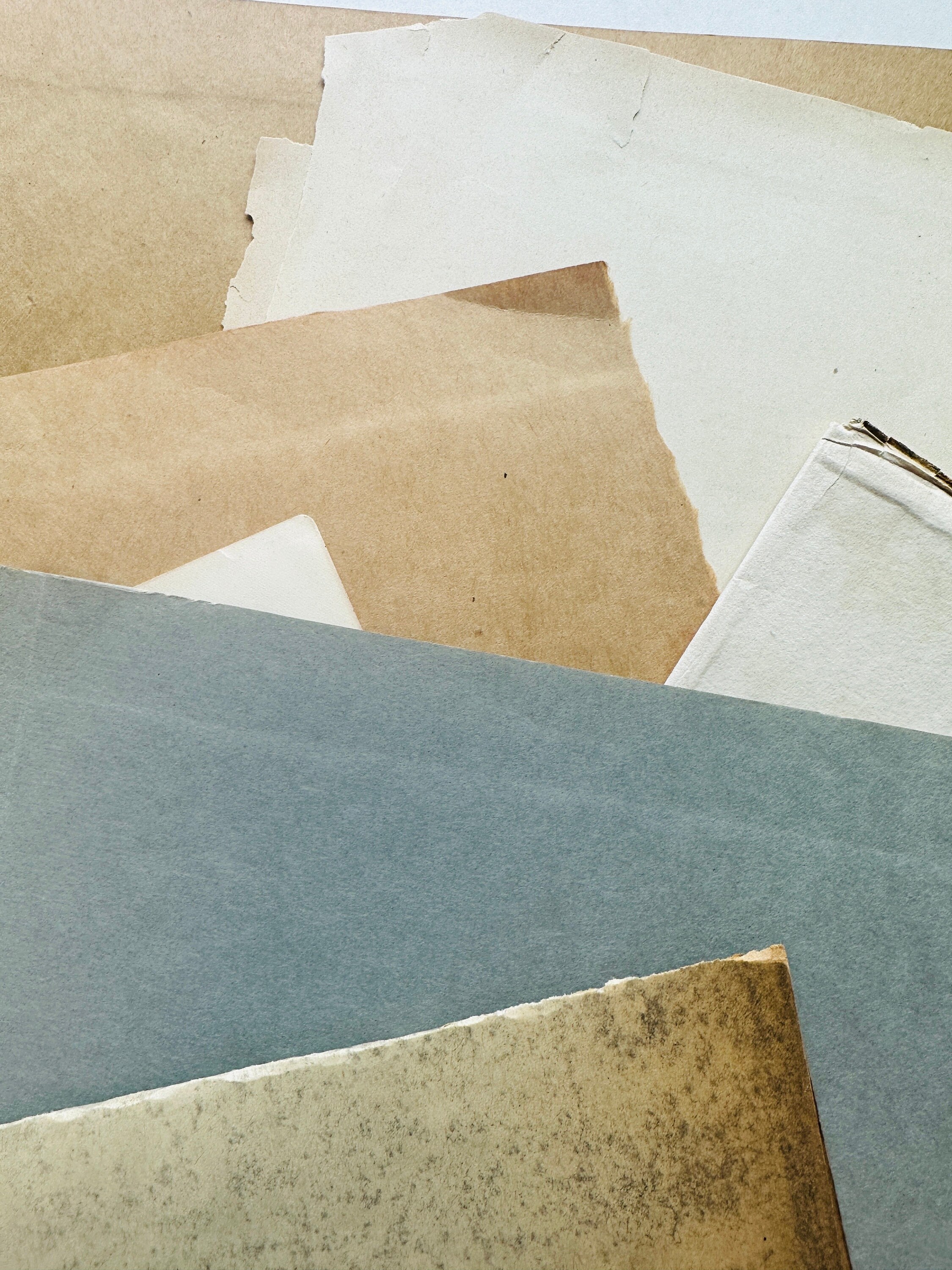 Vintage Aged Paper Sheets - Etsy