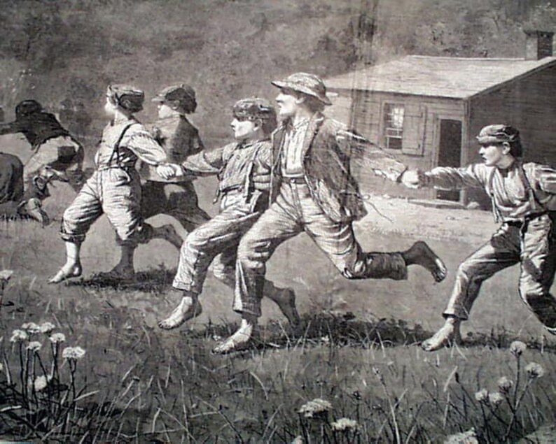 Snap the Whip Digital Download, Art Prints, Winslow Homer Art Prints ...