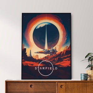Starfield, Sci-fi Poster, Printable Wall Art, Bedroom Art, Gaming Home ...