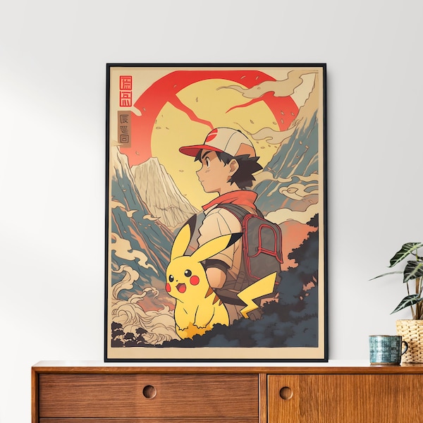 Pikachu Poster - Etsy