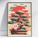 Mario Kart, Retro Japanese Poster, Digital Download, Mount Fuji, Anime ...