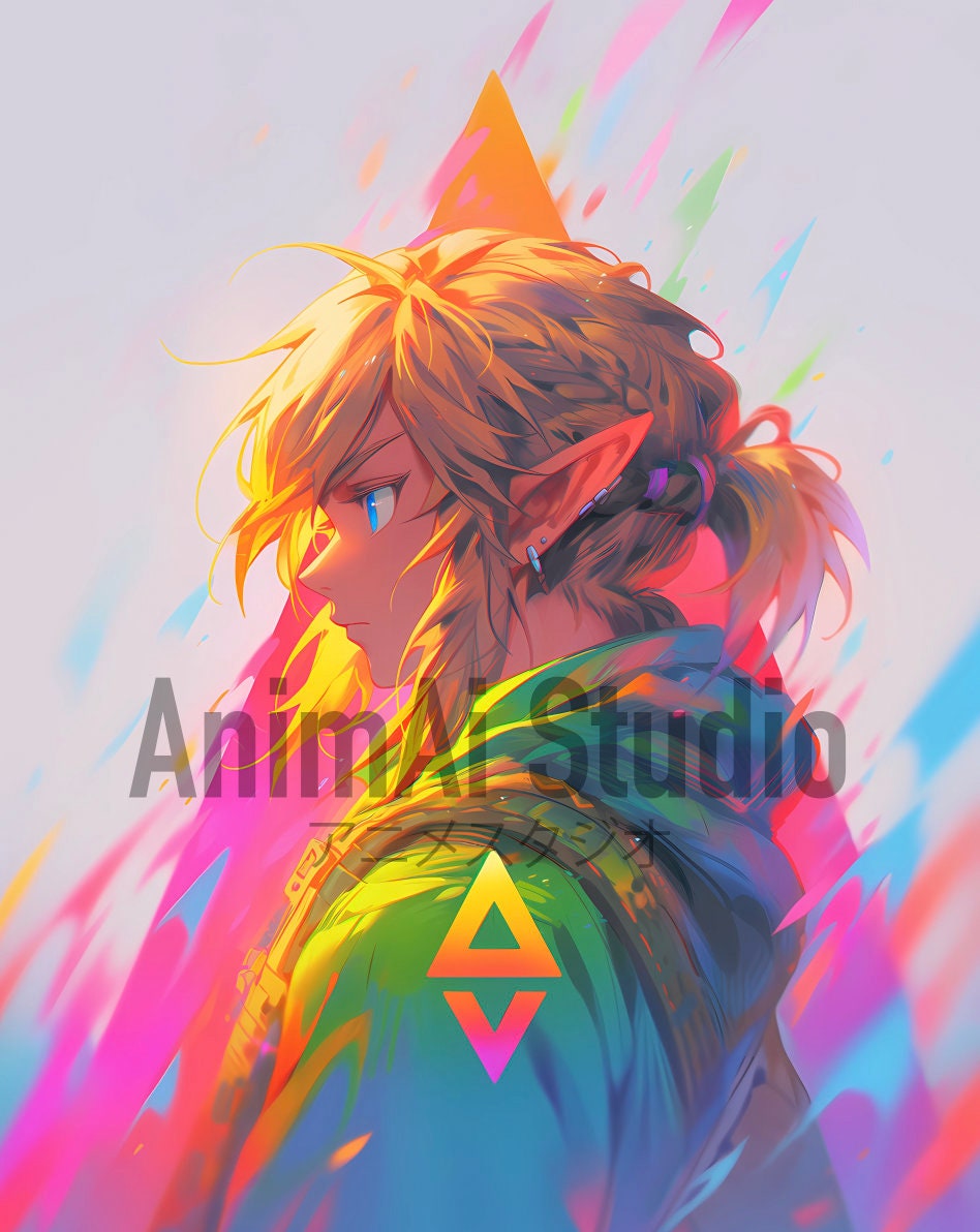 Link, Legend of Zelda, Colour Splash Double Pack, Anime Poster ...