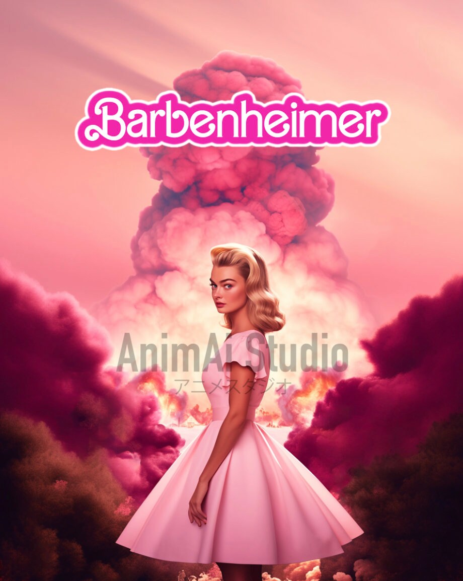 Barbenheimer, Movie Poster, Barbie, Oppenheimer sold by Jinyoung Noh ...
