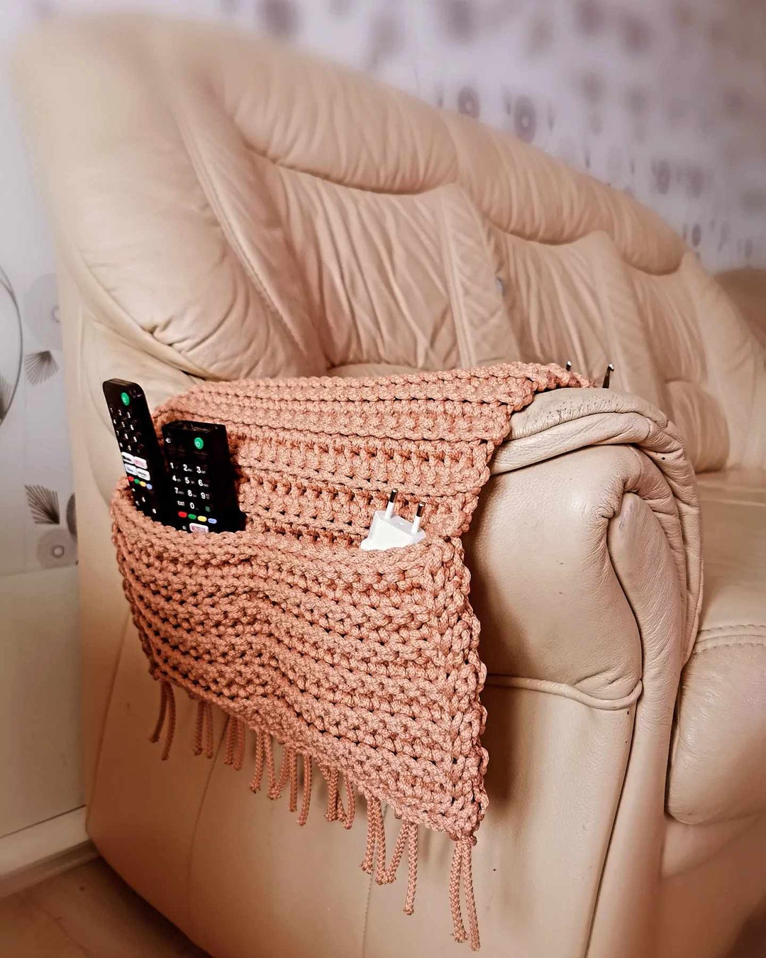Handmade Crochet Remote Control Holder - Etsy