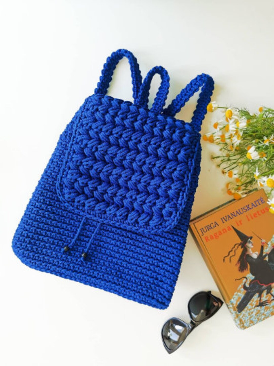 Crochet Backpack in Many Colors , Knitted Backpack , Woven Backpack ...