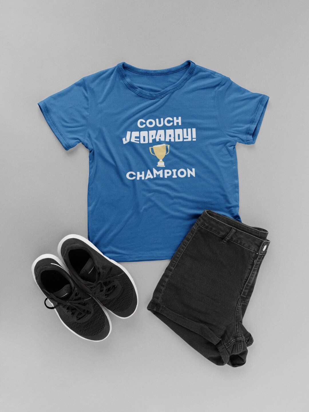 Couch Jeopardy! Champion Fathers Day Gift for Dad Heavy Cotton Tee - Etsy