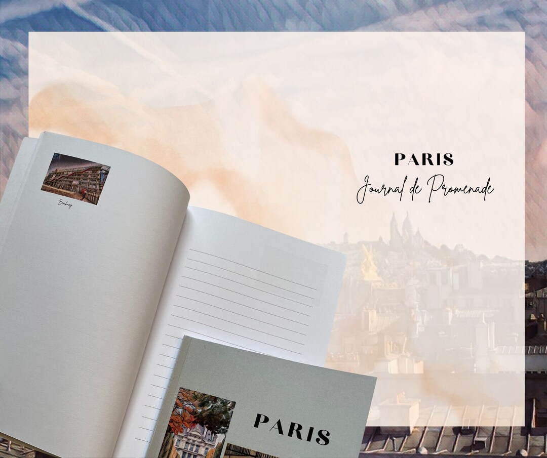 Paris Journal De Promenade - Etsy
