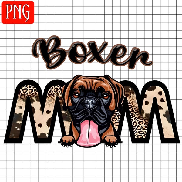 Boxer Mom - Etsy