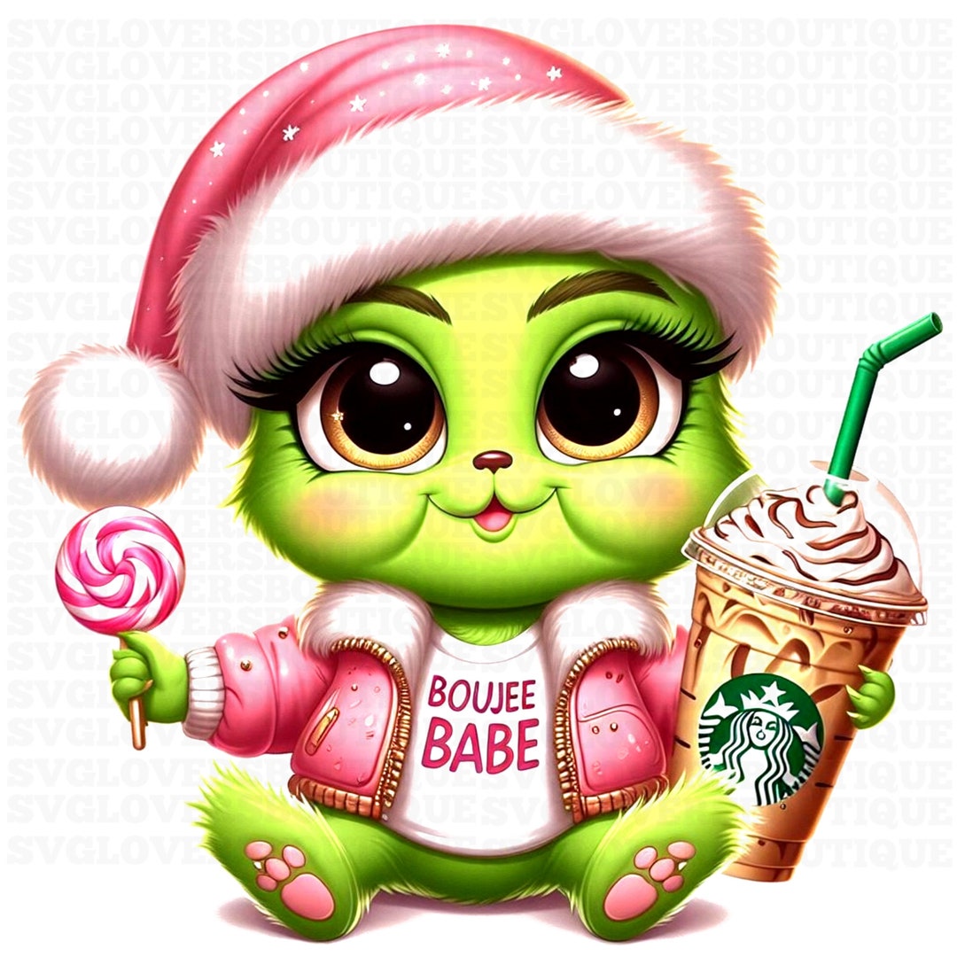 Bebé grinch png lindo grinch png - Etsy México