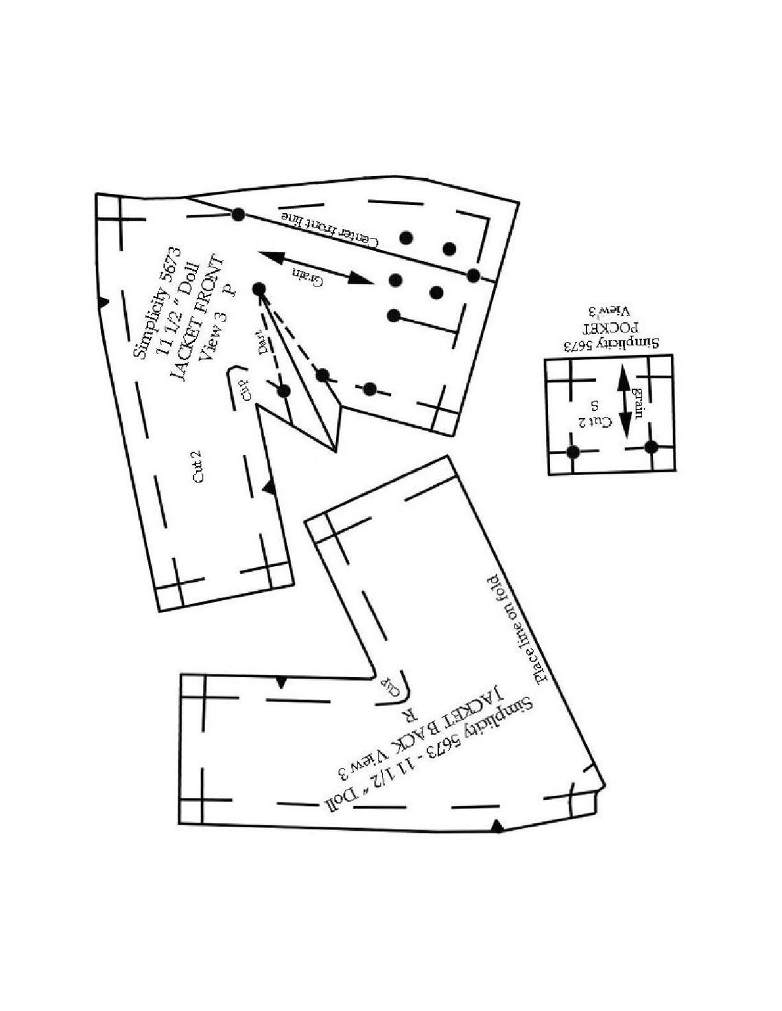 Vintage Sewing Pattern Fashion Dolls 11-1/2" Wardrobe Clothes for Dolls ...