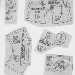 Vintage Sewing Pattern Bean Bag Animals 5" Simplicity 8521 Digital Download PDF English - Etsy