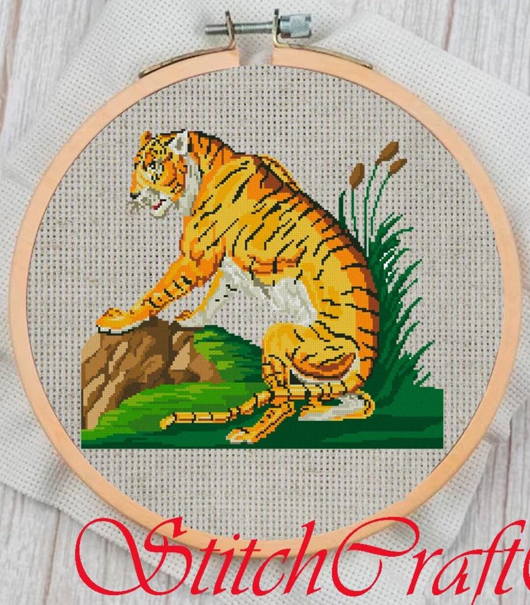 Vintage Cross Stitch Pattern: 19th Century Sampler Animals & Flowers ...