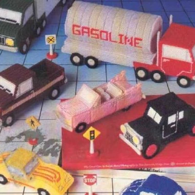 Plastic Canvas Truck - Etsy