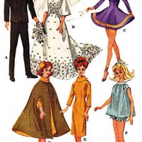 Vintage 1976 Simplicity 7805 UNCUT Sewing Pattern Misses' Dress in Two ...