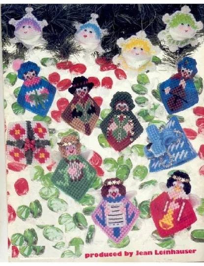 PDF Vintage Plastic Canvas Pattern - Christmas Squeezums - Etsy