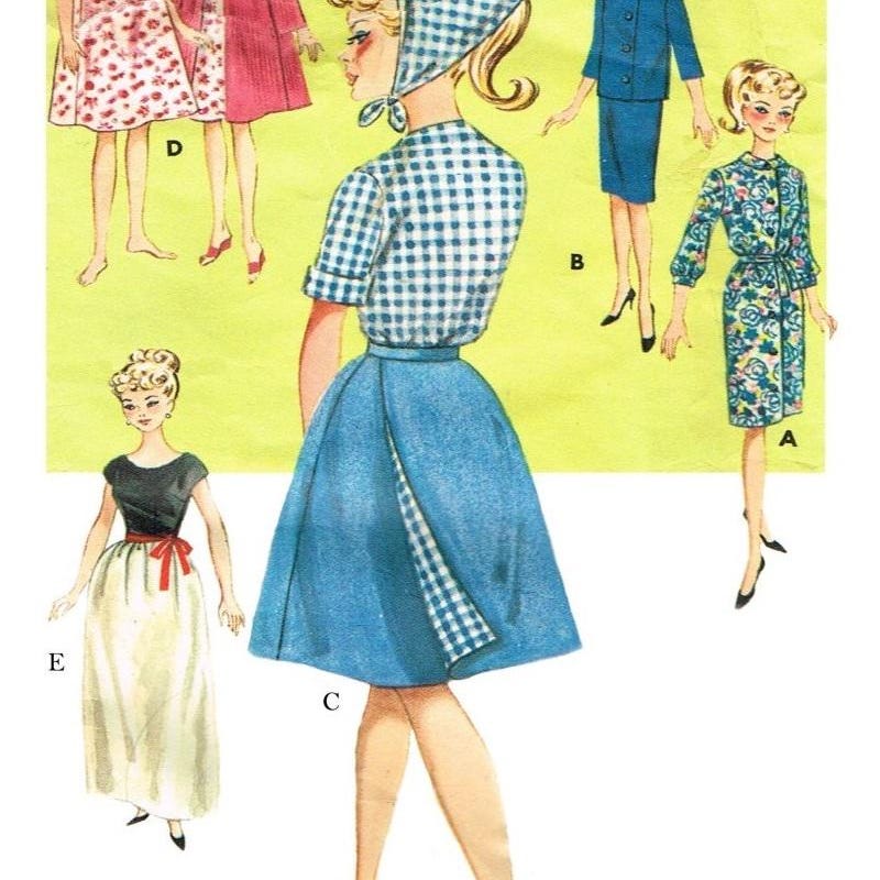 Barbie Butterick Pattern - Etsy