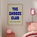 The Snooze Club Art Print, Trendy Wall Art, Printable Wall Art, Bedroom ...