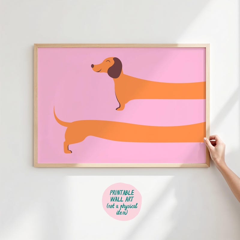 Wiener Dog Art - Etsy