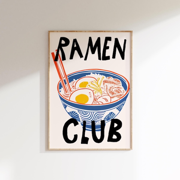 Ramen Poster Print - Etsy