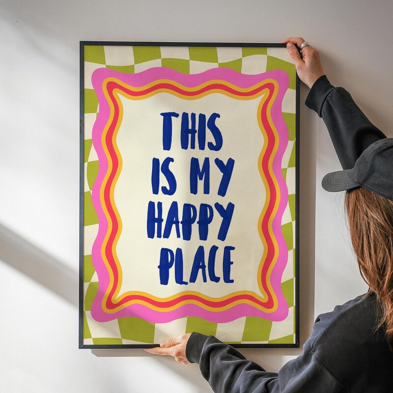 Happy Place Art - Etsy