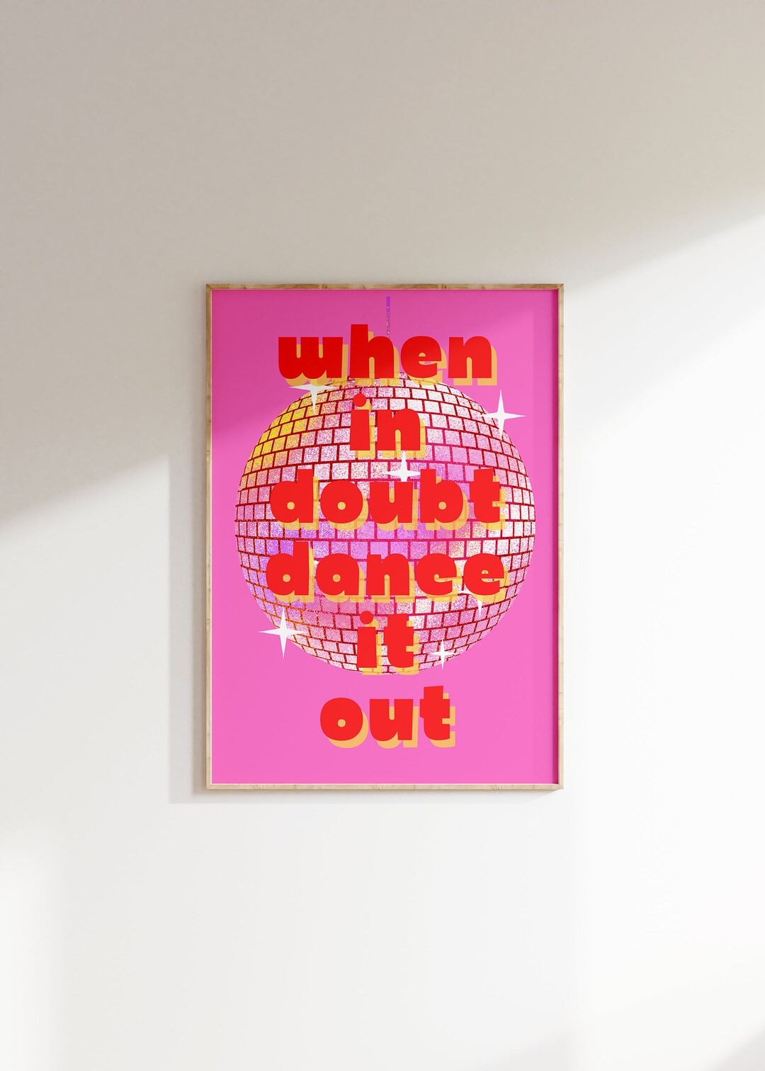 When in Doubt Dance It Out Print, Fun Quote Prints, Inspirational ...