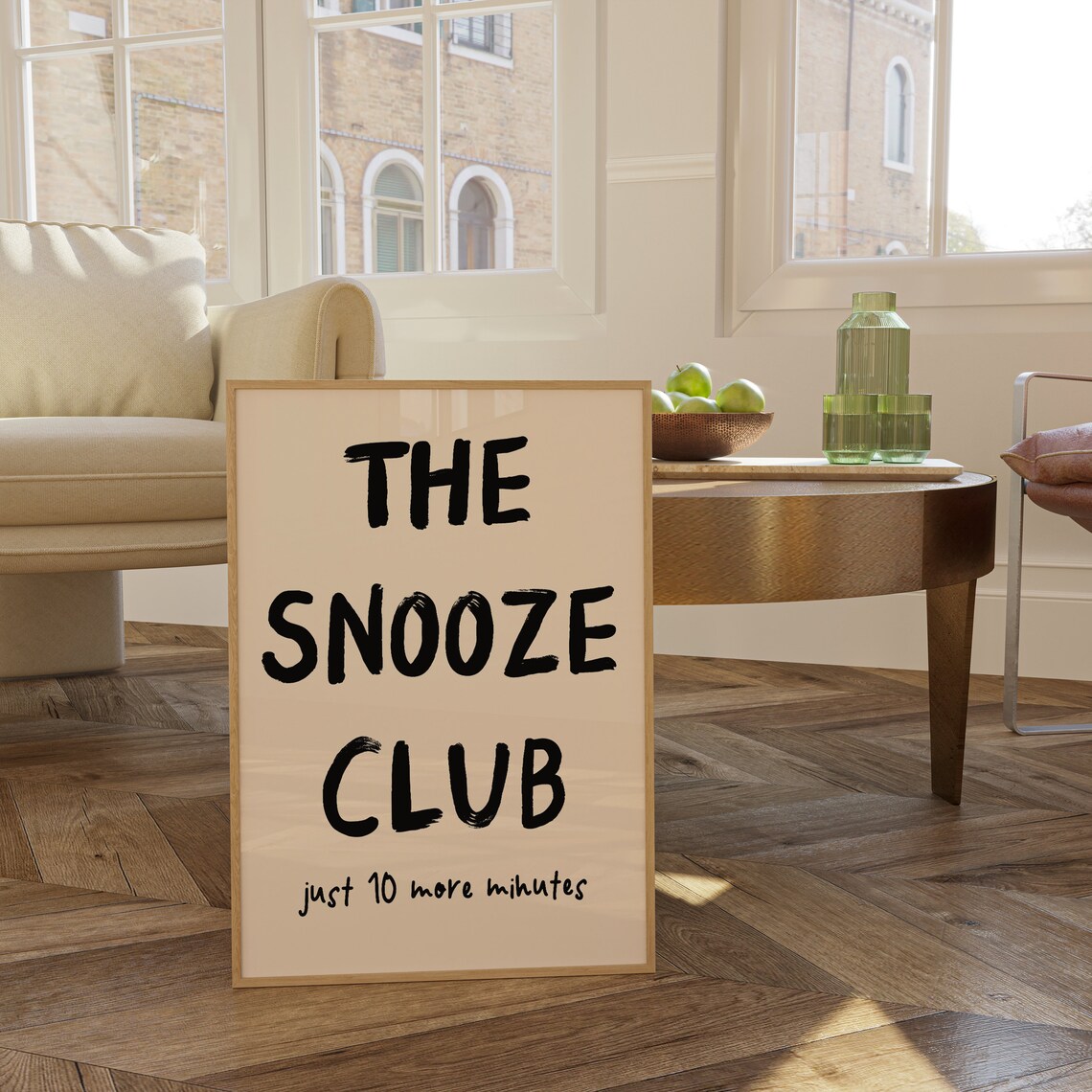 The Snooze Club Art Print, Trendy Wall Art, Printable Wall Art, Bedroom ...