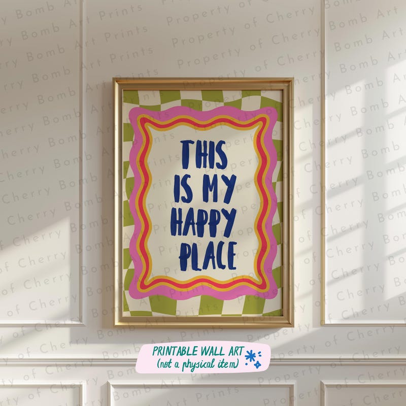 Happy Place Art - Etsy
