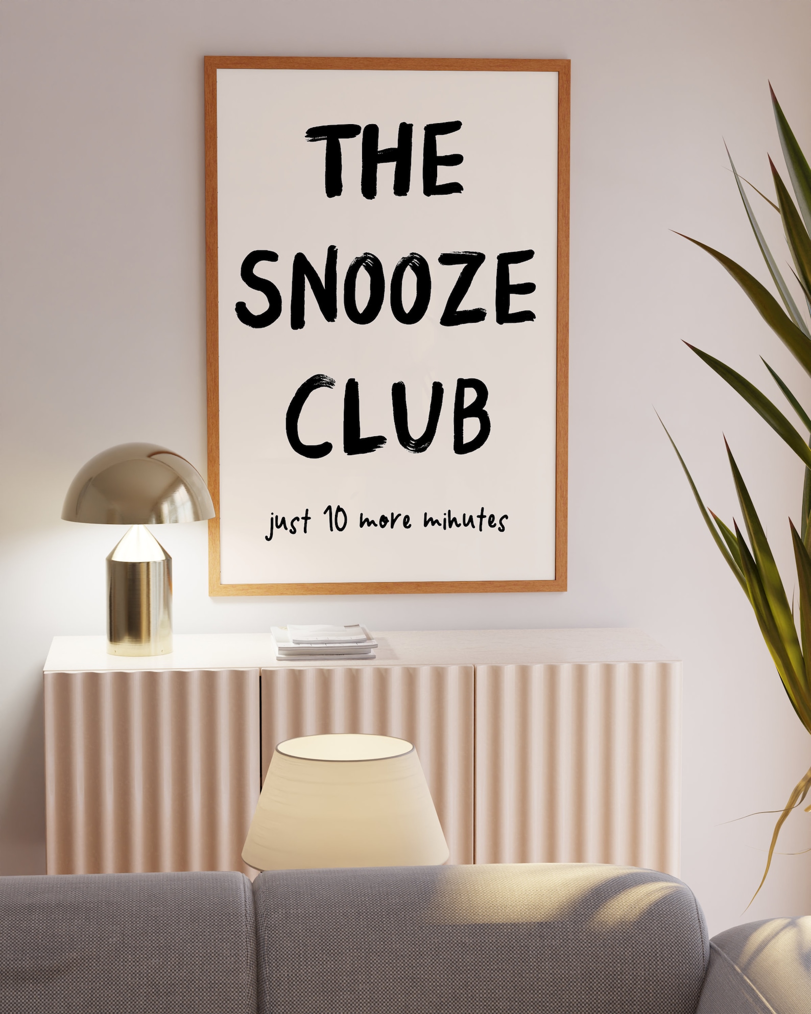 The Snooze Club Art Print, Trendy Wall Art, Printable Wall Art, Bedroom ...