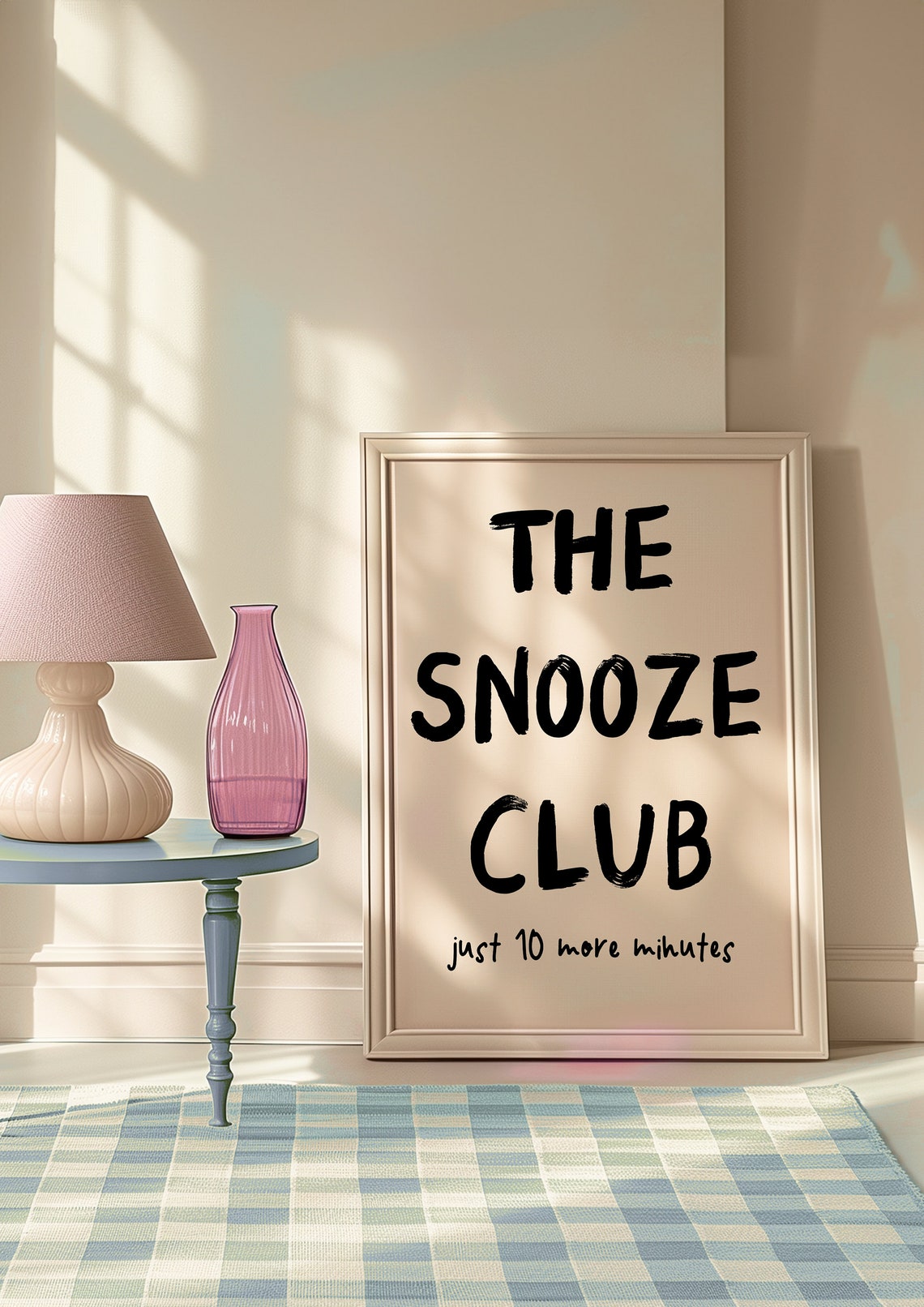 The Snooze Club Art Print, Trendy Wall Art, Printable Wall Art, Bedroom ...
